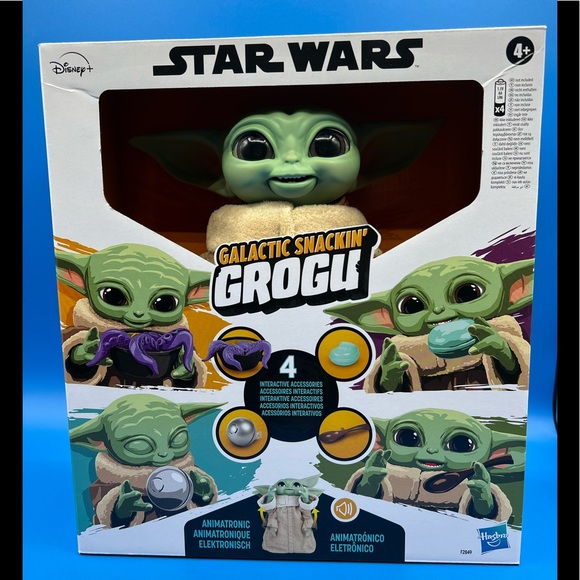 Disney | Toys | Star Wars The Mandalorian Galactic Snackin Grogu ...